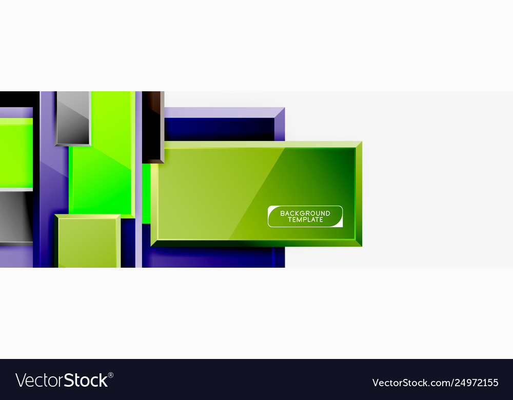 Abstract square composition for background banner Vector Image