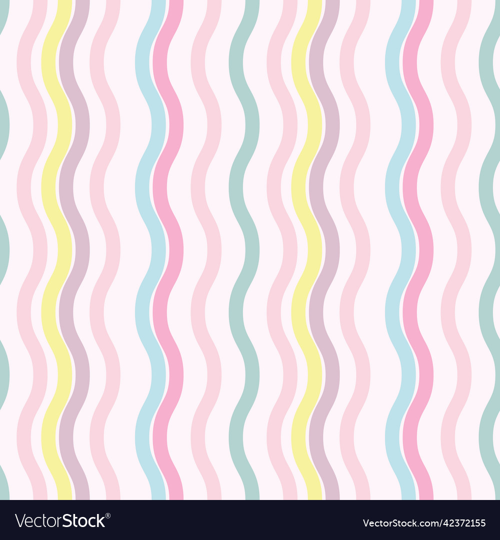 Colorful abstract pattern with horizontal lines Vector Image