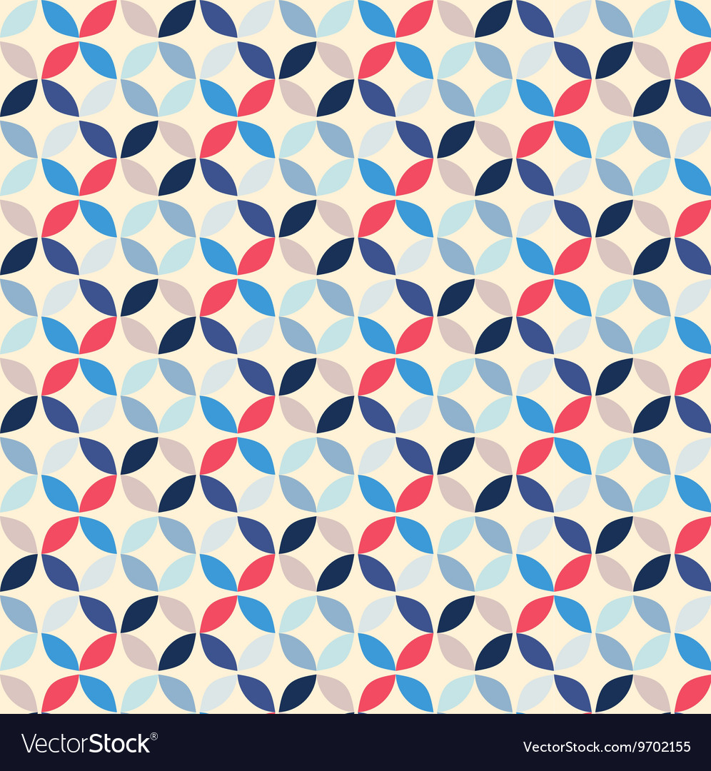 Geometric circle pattern background Royalty Free Vector