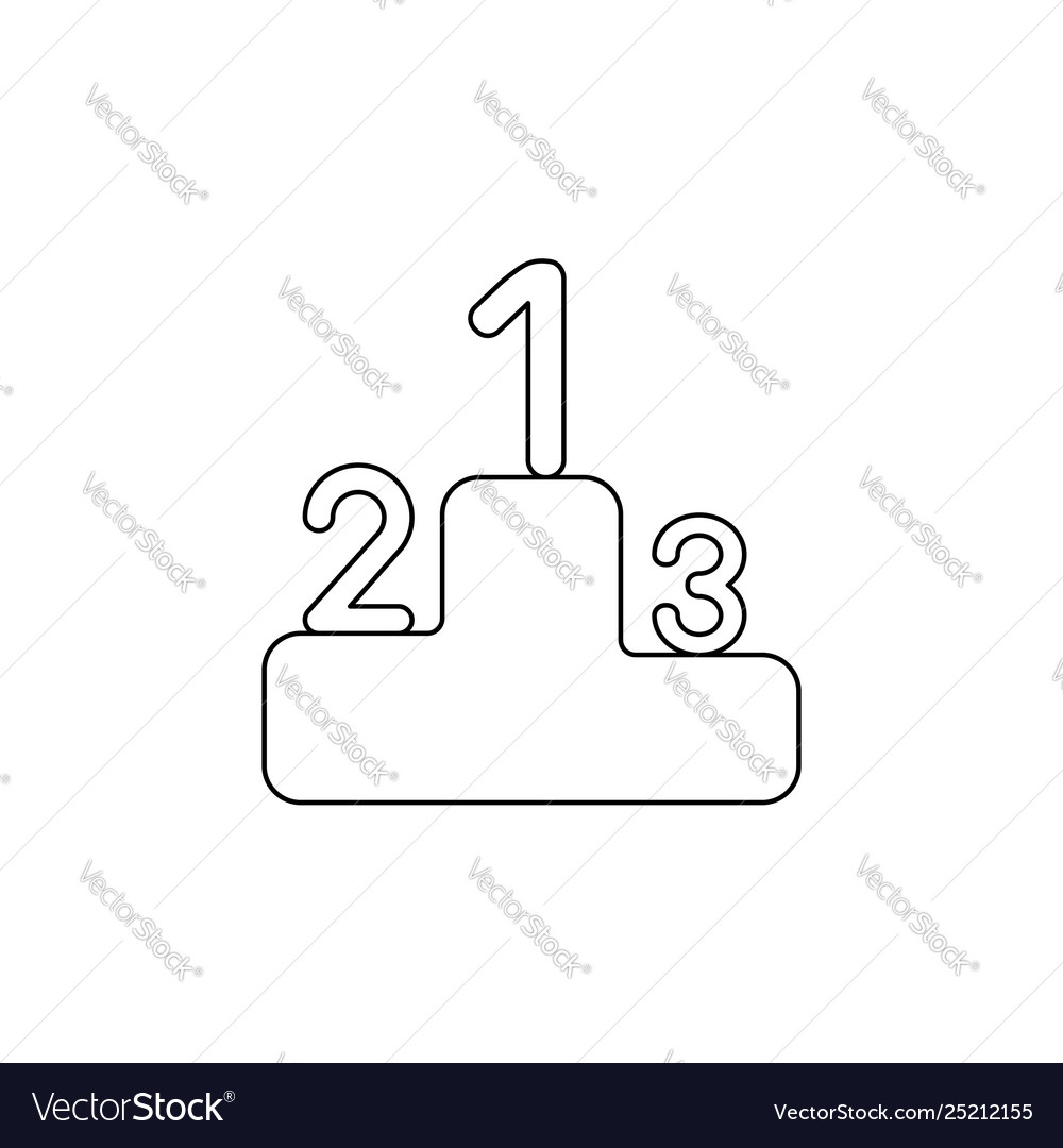 Icon Concept One Two And Three Numbers Royalty Free Vector icon-concept-one-two-and-three-numbers-royalty-free-vector