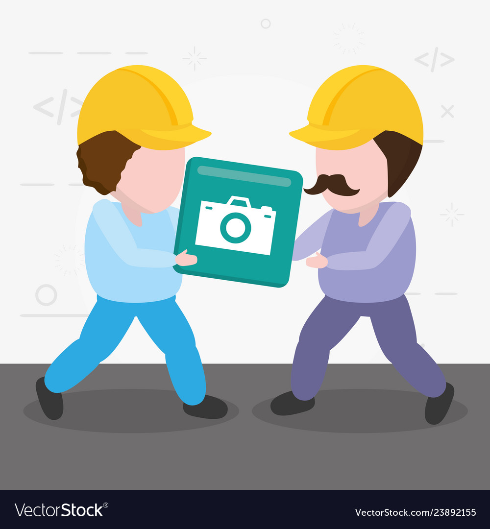 Mobile app development Royalty Free Vector Image