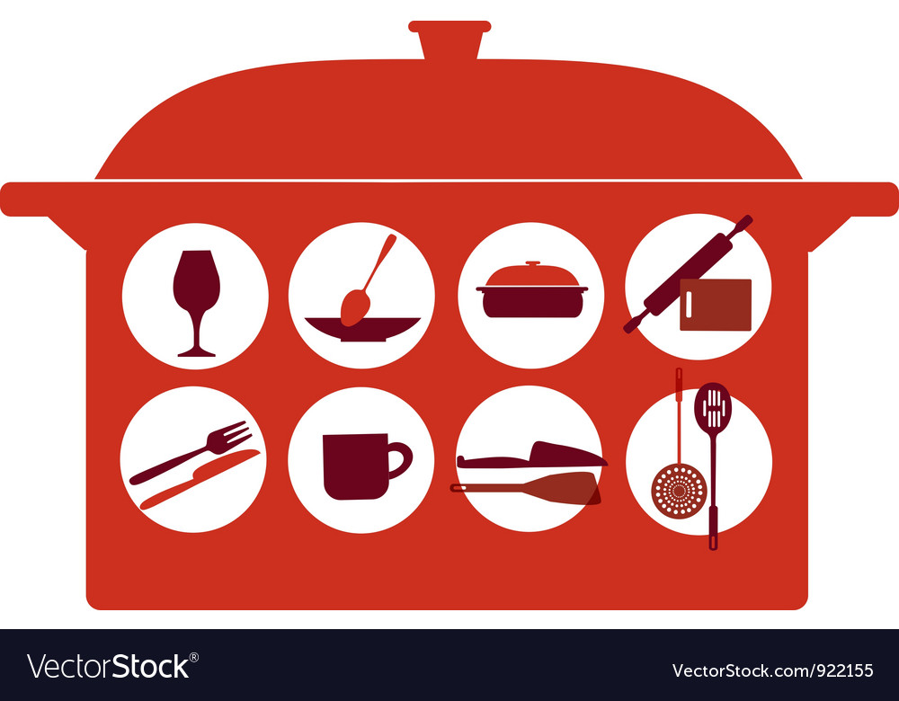 Pot icon Royalty Free Vector Image - VectorStock