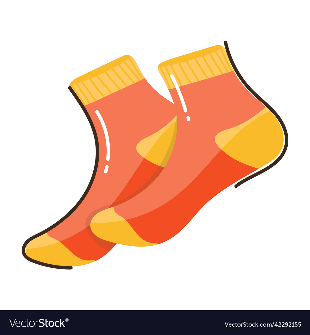 Socks Royalty Free Vector Image - VectorStock