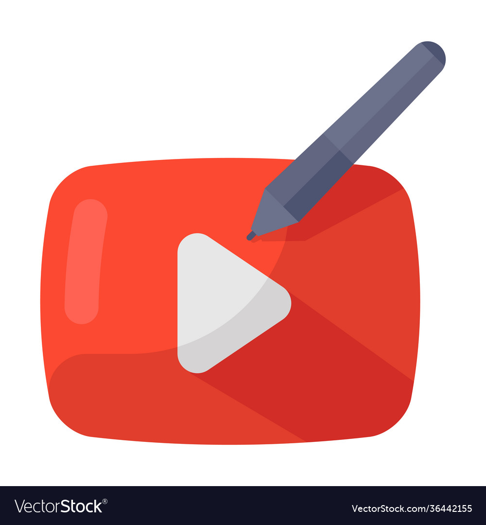 Video edit Royalty Free Vector Image - VectorStock