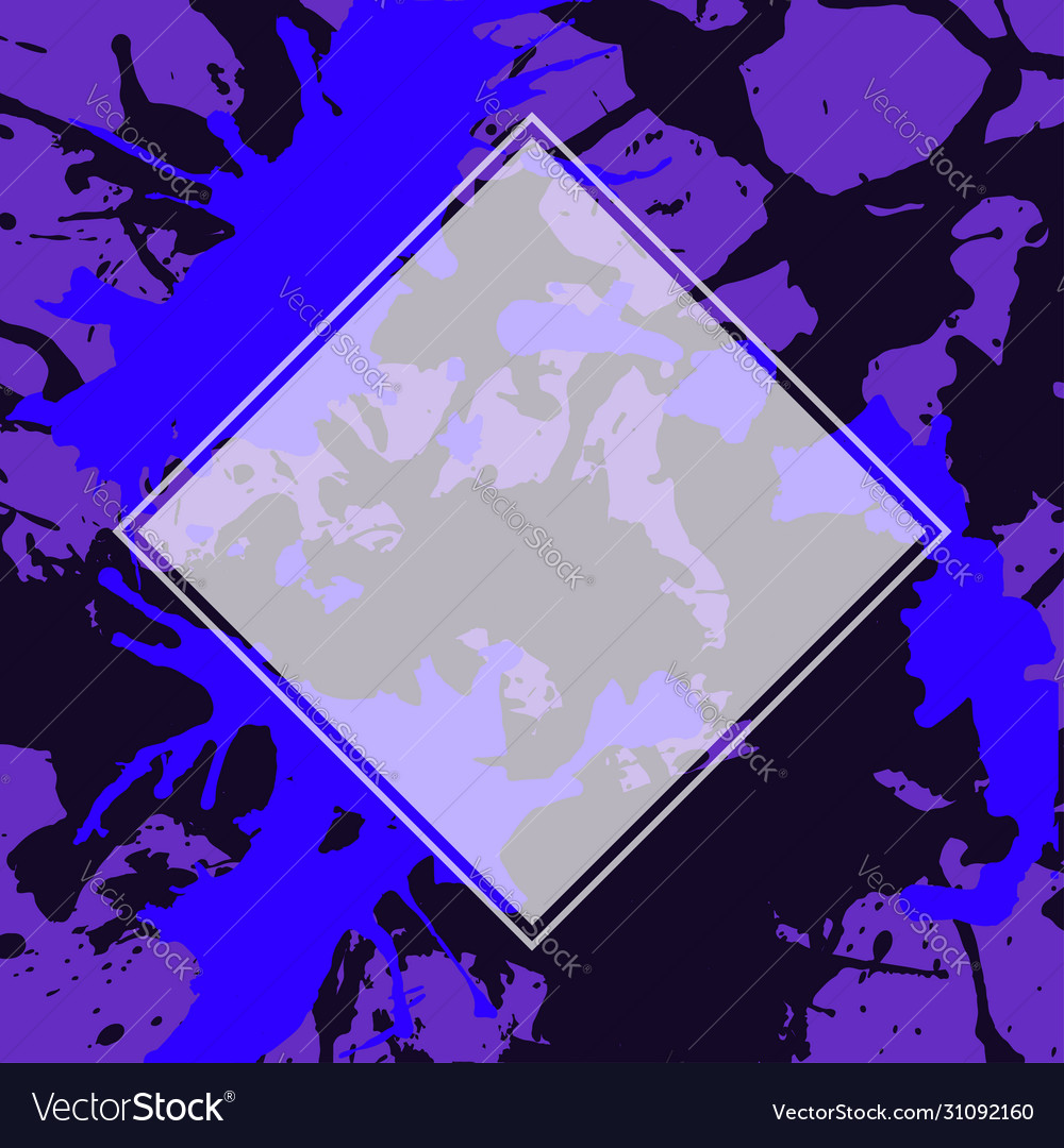 Artistic paint splashes template Royalty Free Vector Image