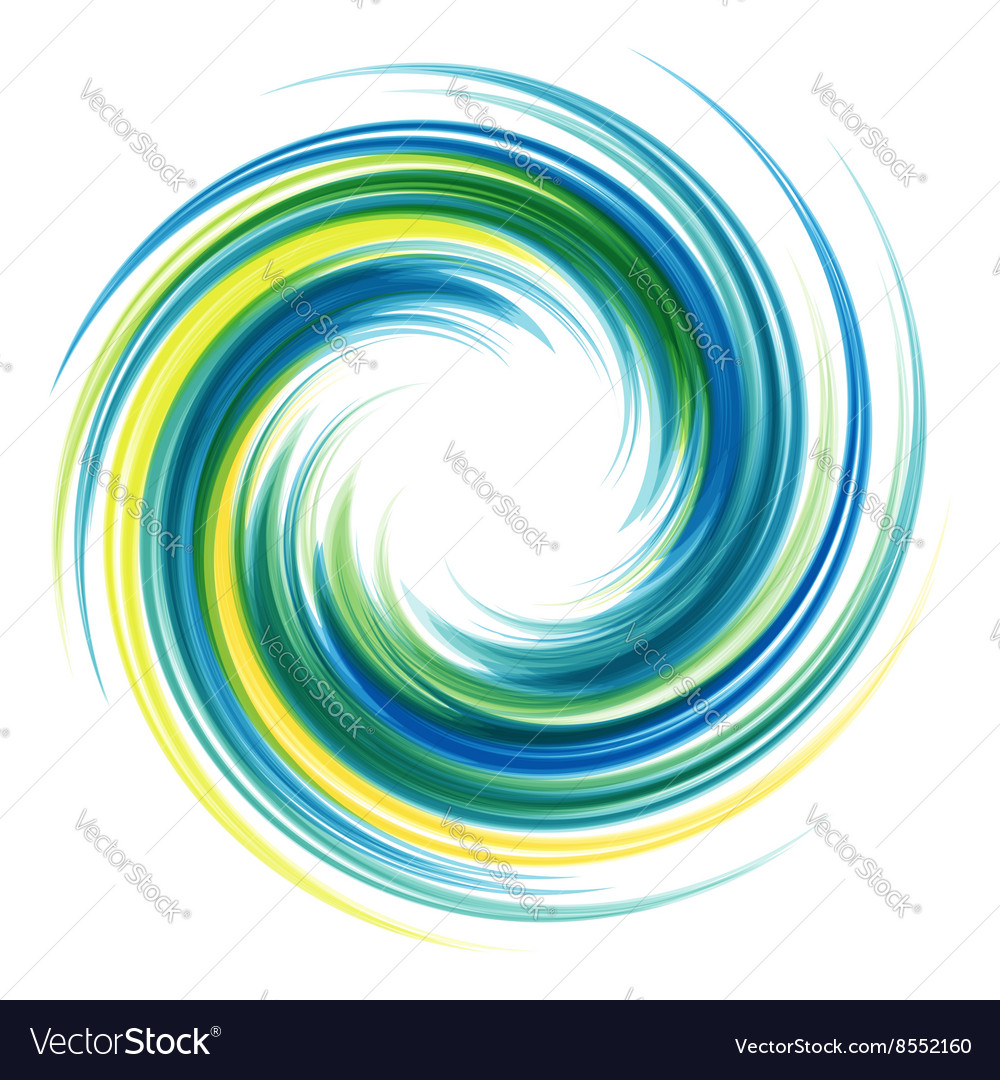 Dynamic flow swirl background Royalty Free Vector Image