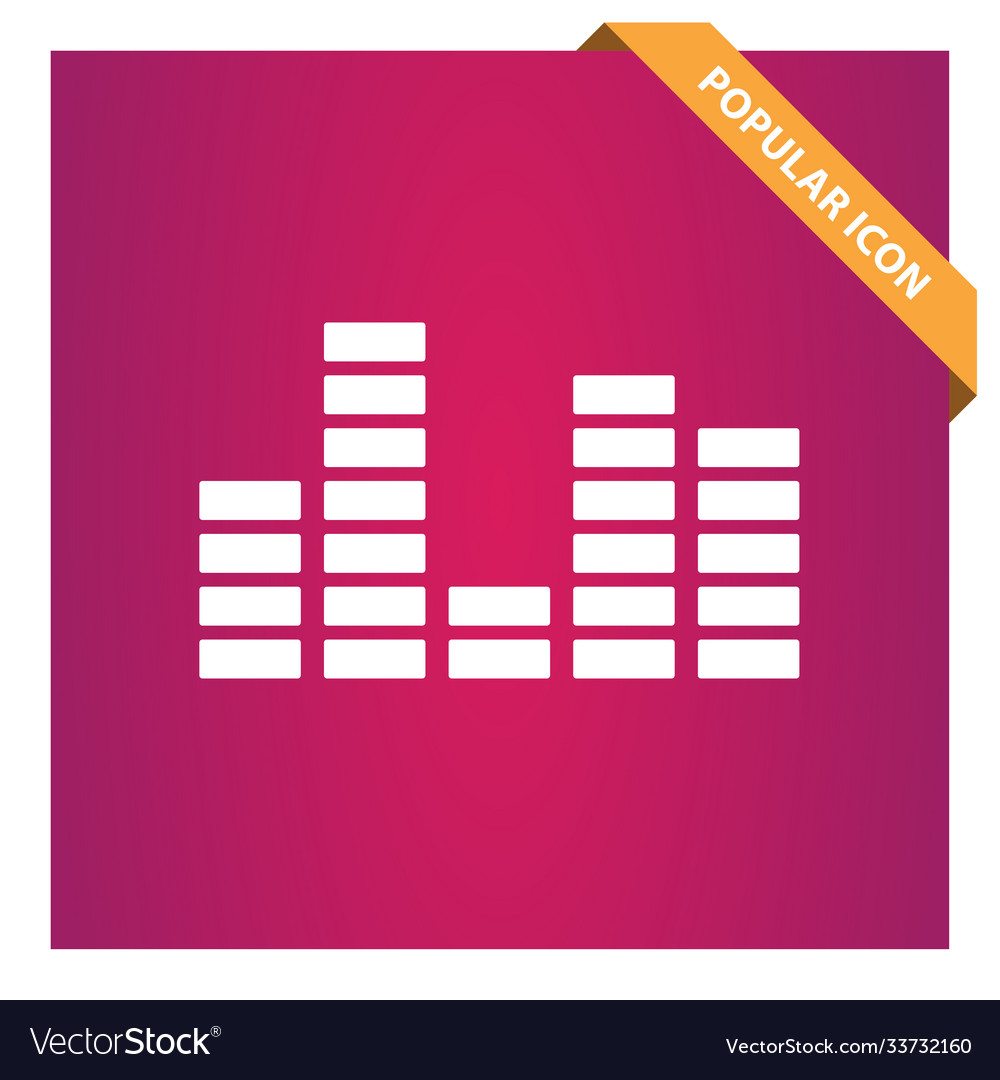 Equalizer icon Royalty Free Vector Image - VectorStock