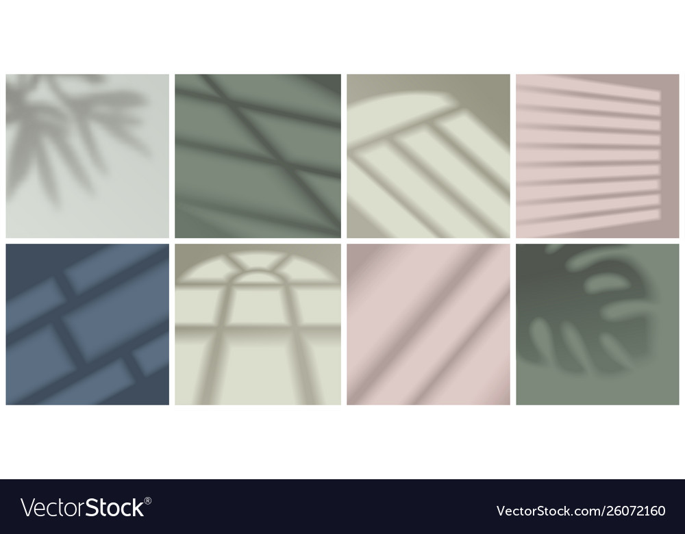 Window shadow set Royalty Free Vector Image - VectorStock