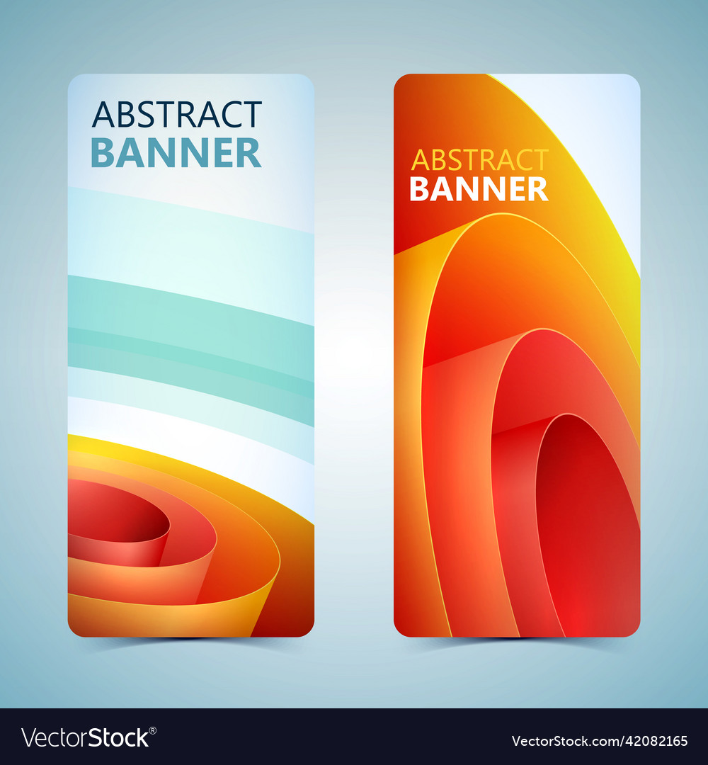 Abstract vertical banners Royalty Free Vector Image