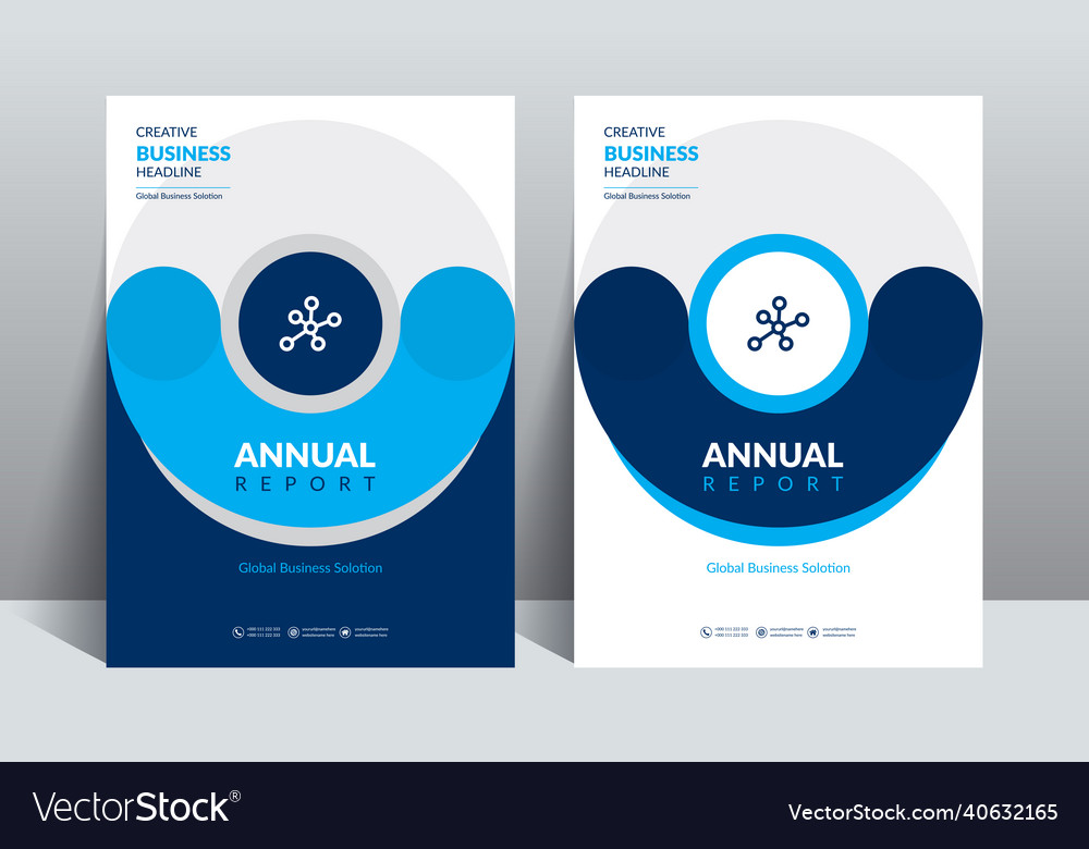 Annual report Royalty Free Vector Image - VectorStock