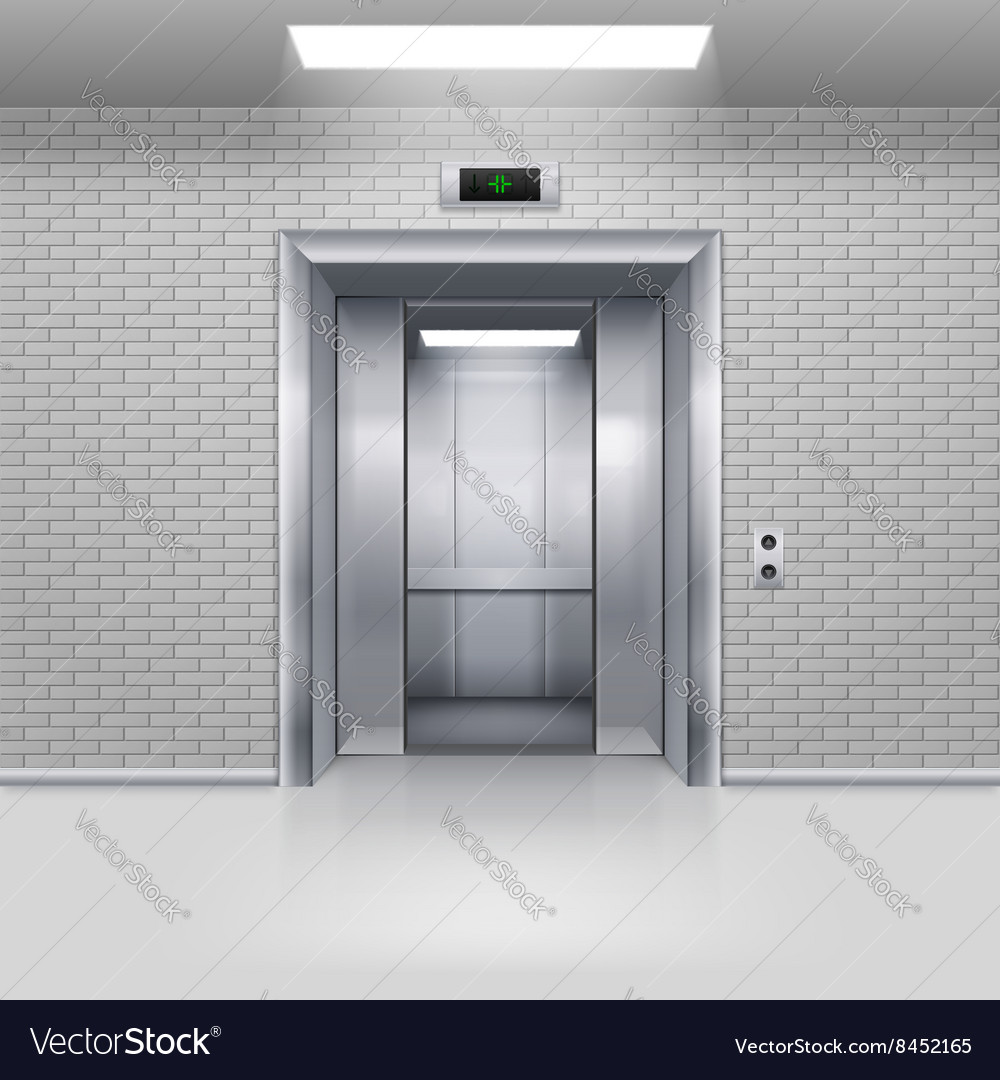 Elevator doors Royalty Free Vector Image - VectorStock