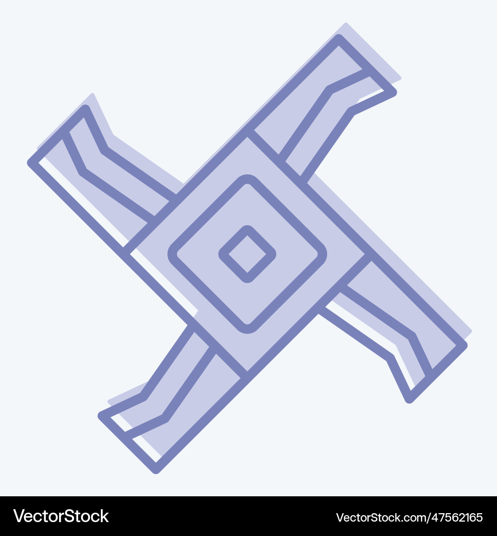 Icon brigid cross related to celtic symbol two Vector Image