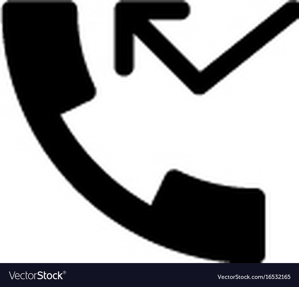 Missed call Royalty Free Vector Image - VectorStock