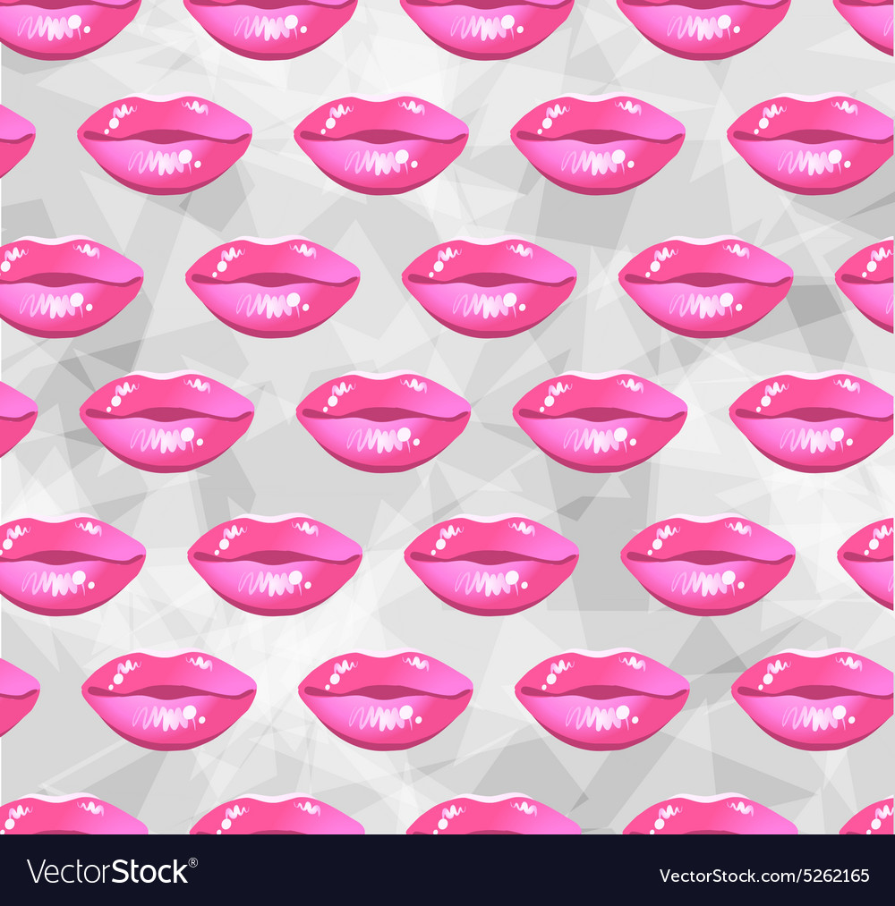 Modern lips background Royalty Free Vector Image