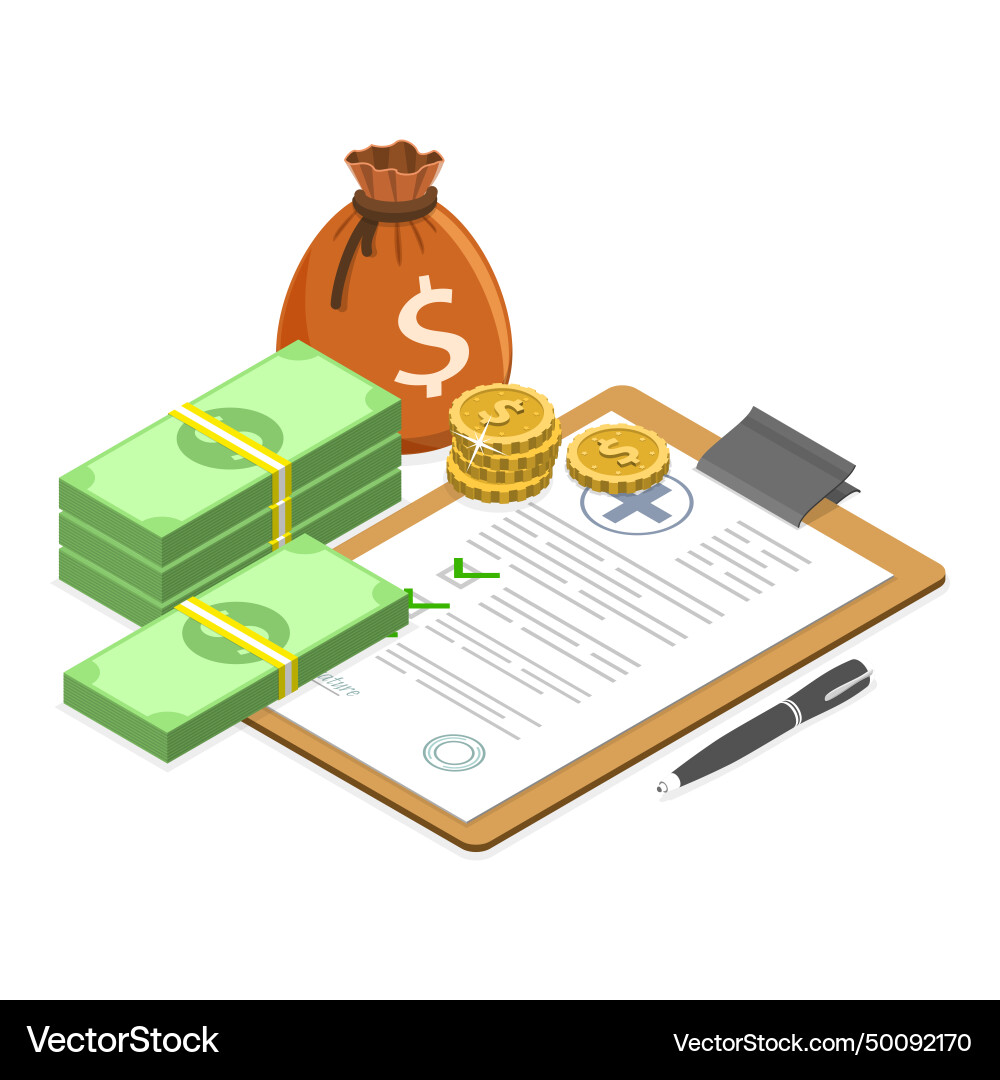 3d isometric flat Royalty Free Vector Image - VectorStock