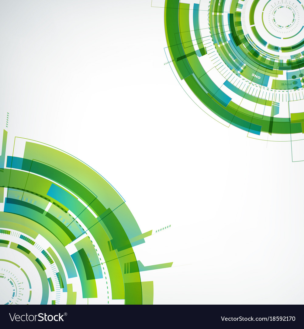 Abstract virtual technology modern template Vector Image