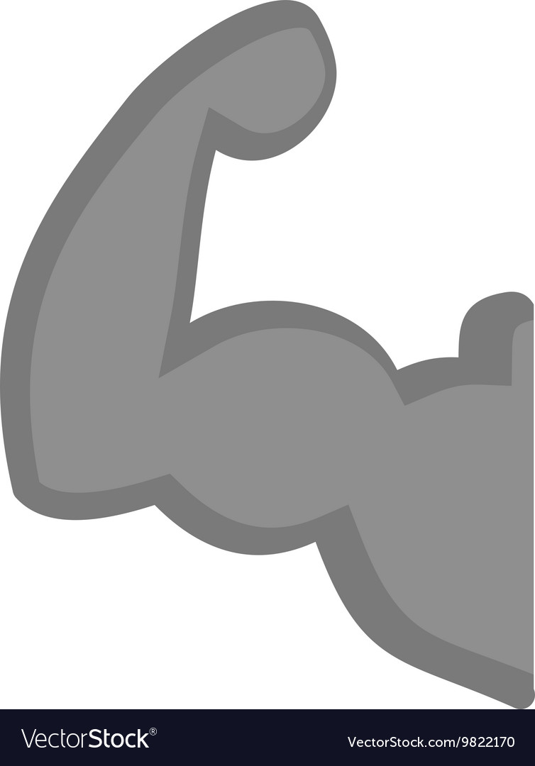 Arm Muscle Royalty Free Vector Image - VectorStock