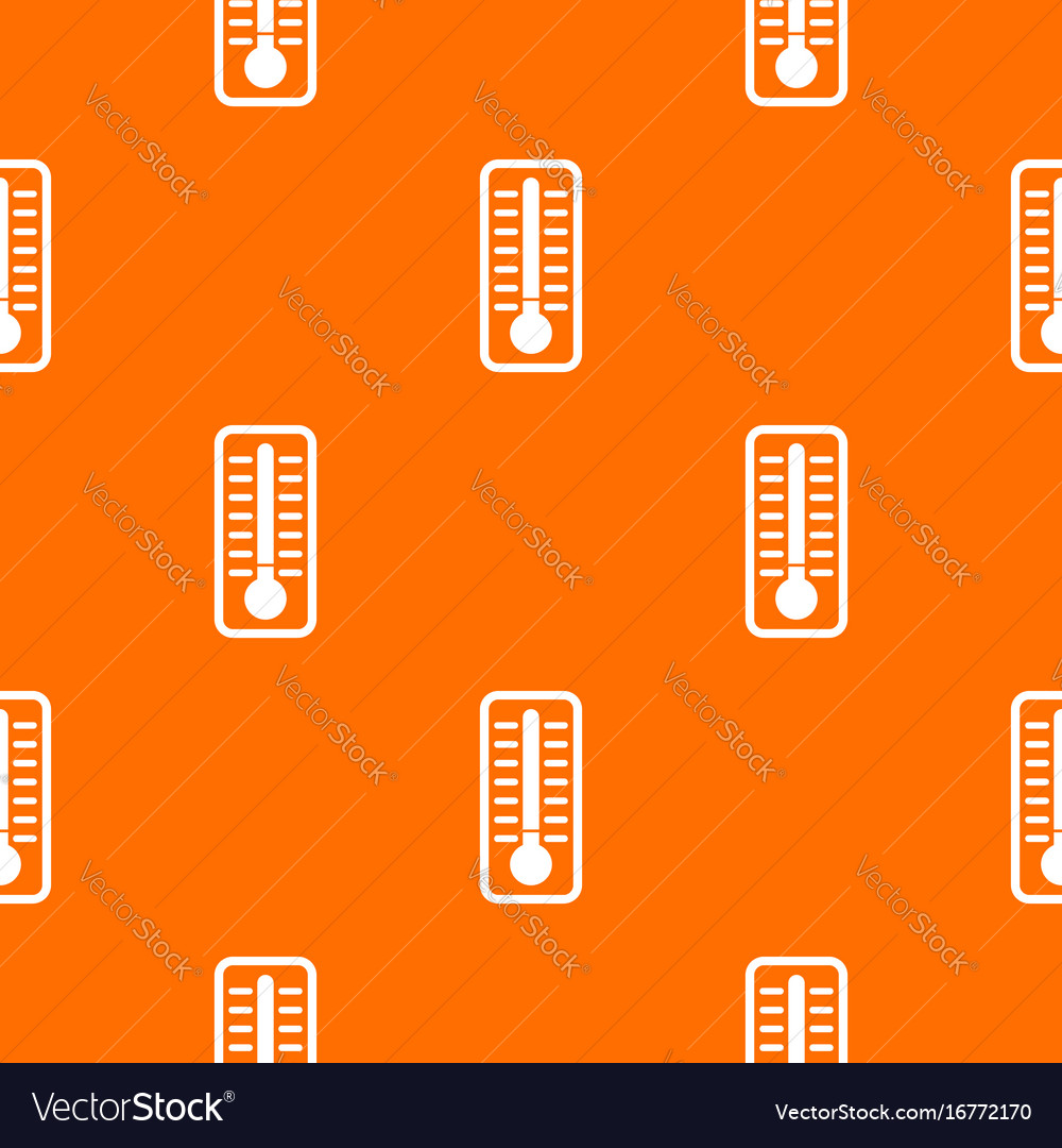 Cold thermometer pattern seamless Royalty Free Vector Image