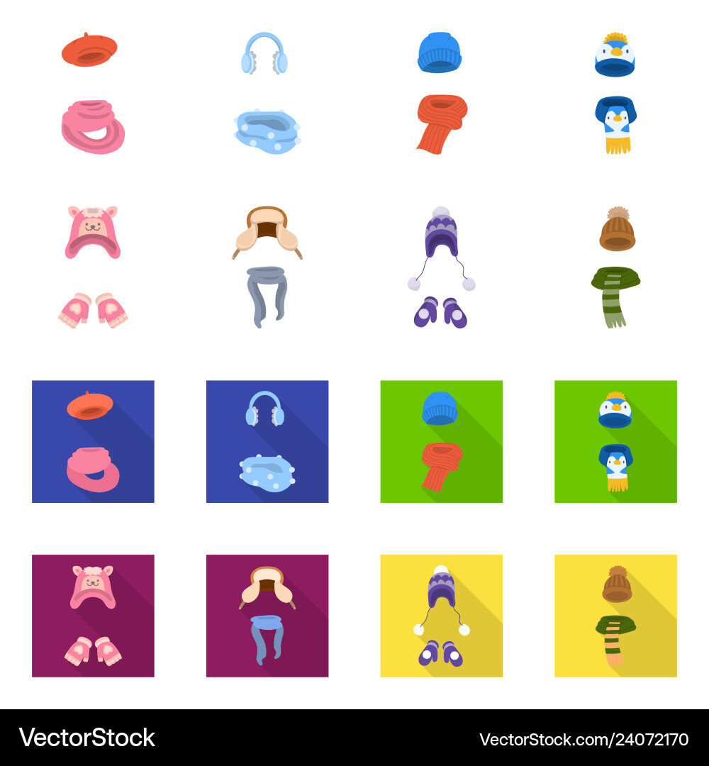 Design of clothes and texture symbol set Vector Image