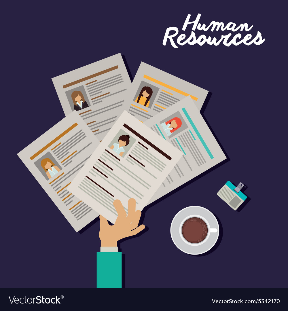 Human resources design Royalty Free Vector Image