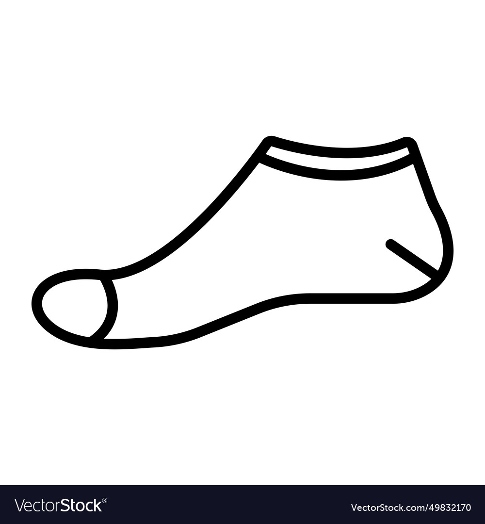 Sock icon Royalty Free Vector Image - VectorStock