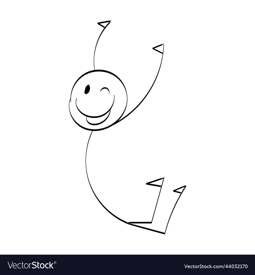 Stickman character Royalty Free Vector Image - VectorStock