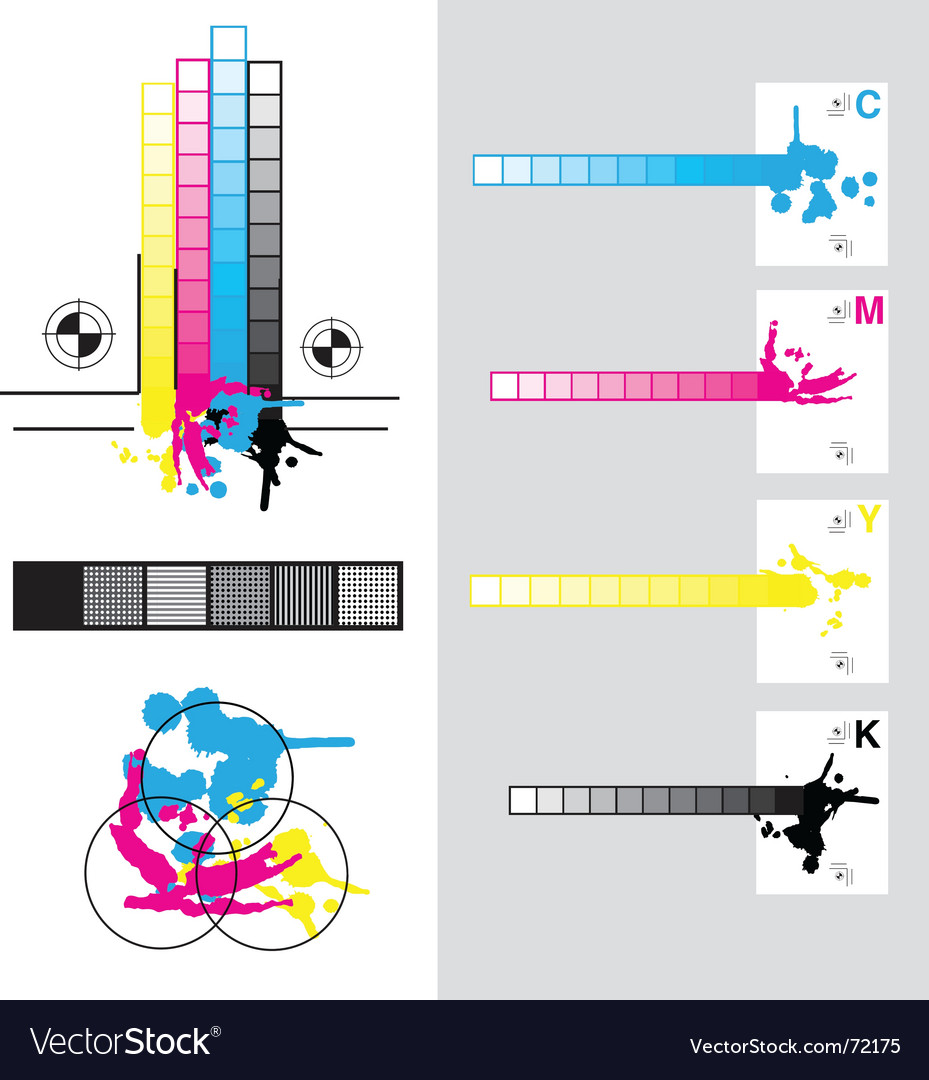 Cmyk Royalty Free Vector Image - VectorStock