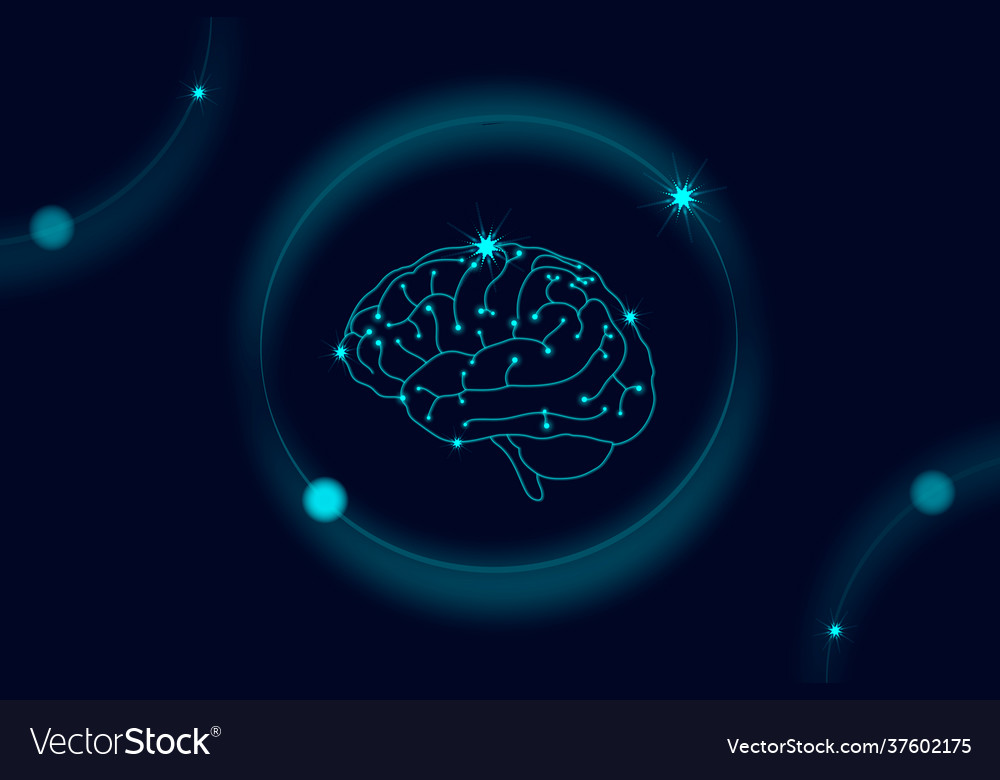 Human nervous system Royalty Free Vector Image