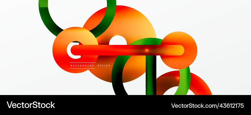 Minimal geometric abstract background circle Vector Image