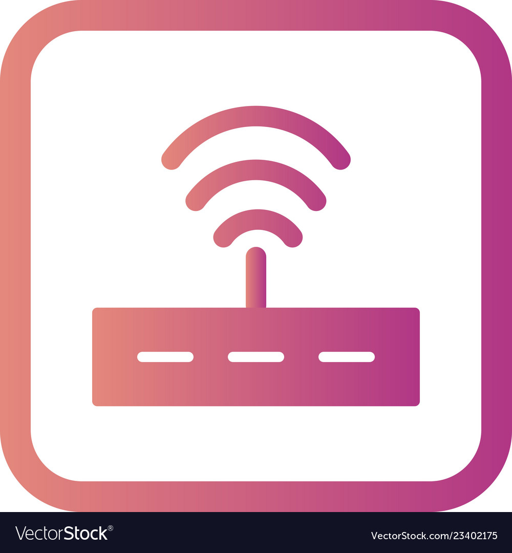 Router icon Royalty Free Vector Image - VectorStock
