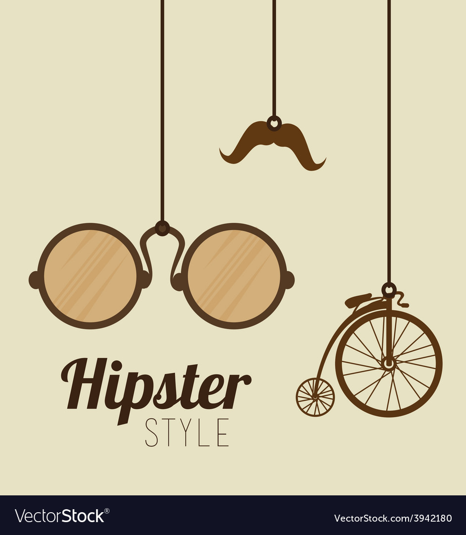 Hipster design Royalty Free Vector Image - VectorStock