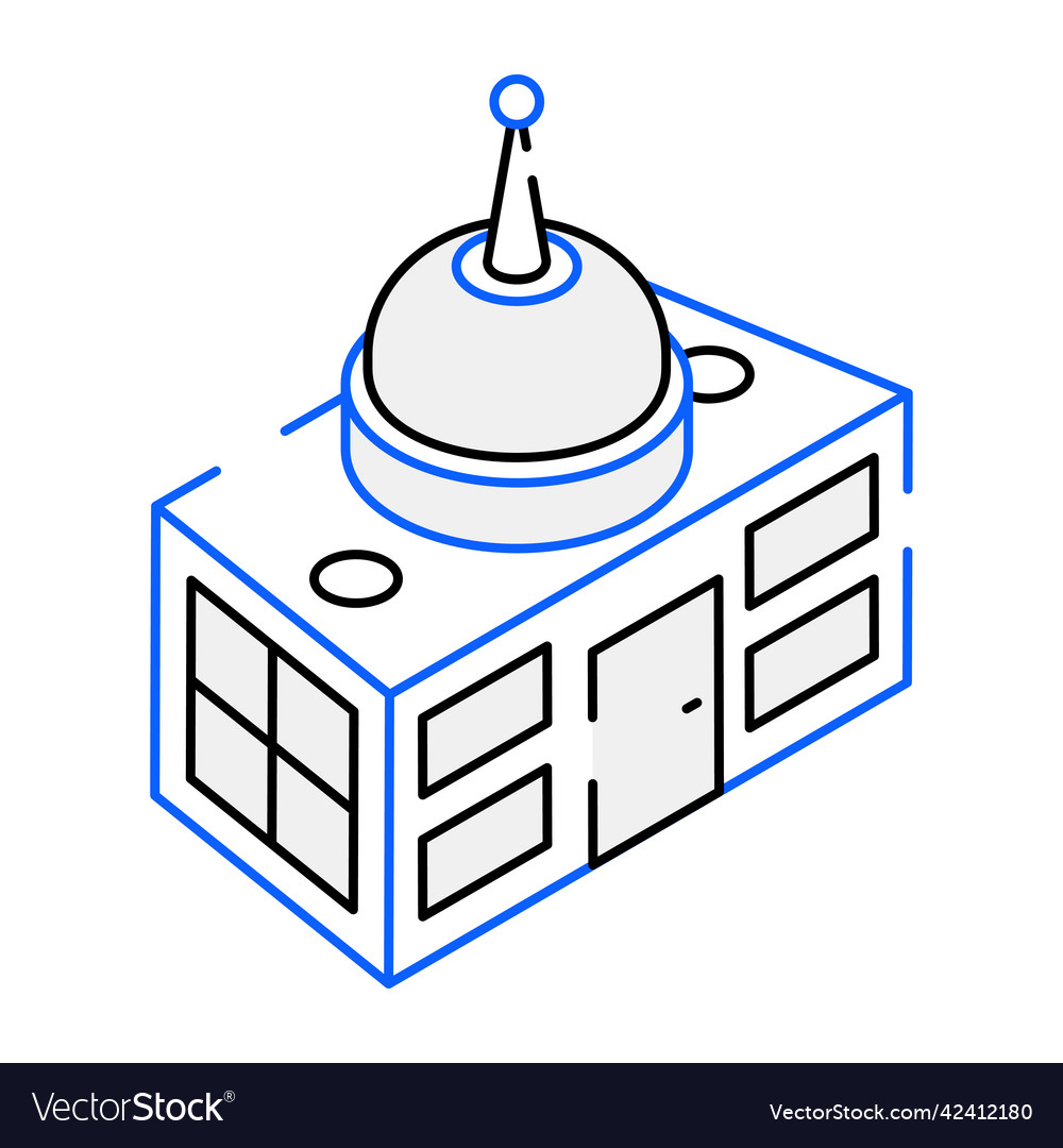 Space observatory Royalty Free Vector Image - VectorStock