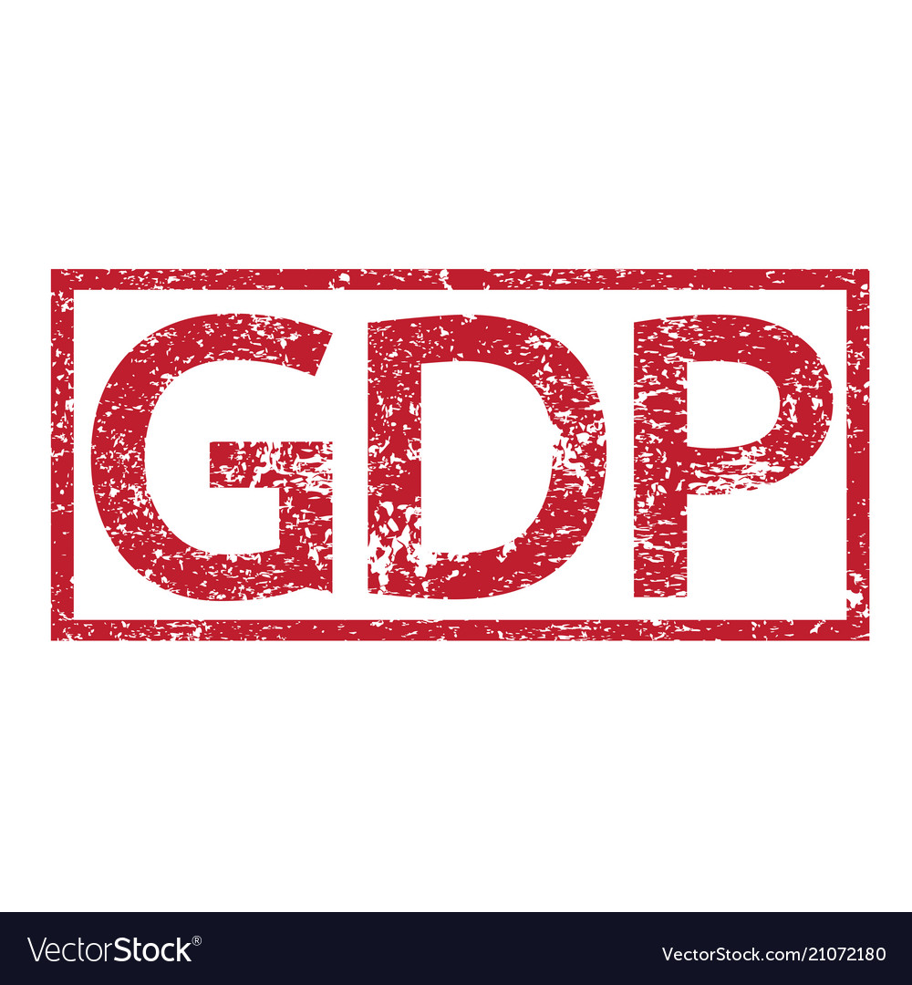 Stamp text gdp Royalty Free Vector Image - VectorStock