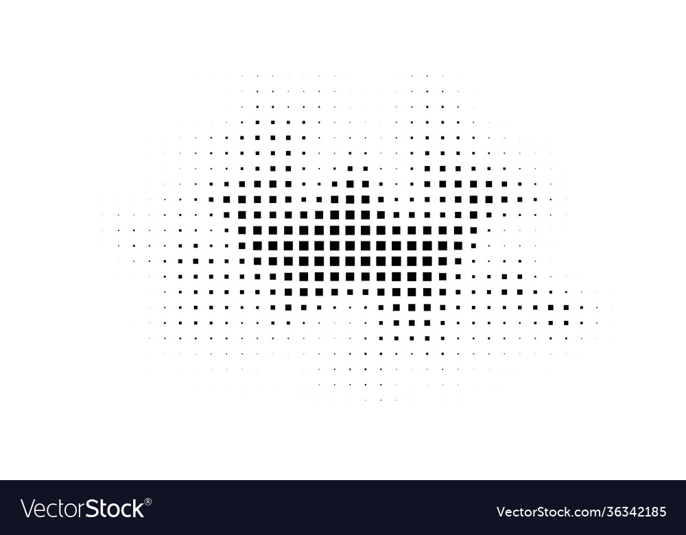 Halftone texture with geometric figures Royalty Free Vector