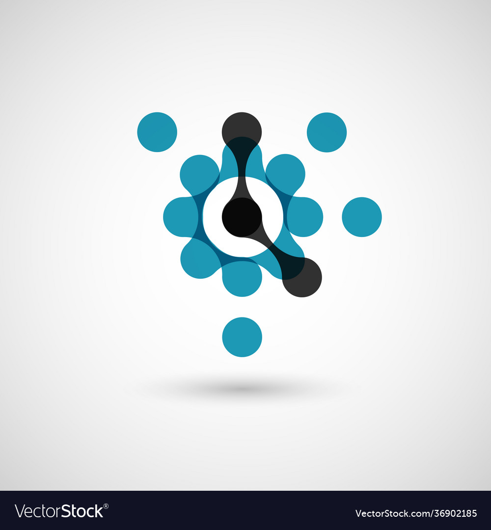 Isolated circle logo design template Royalty Free Vector