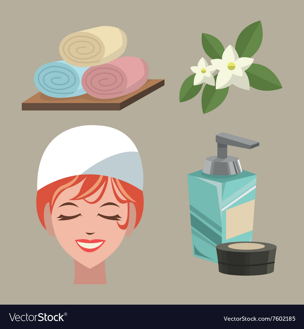 Spa center design Royalty Free Vector Image - VectorStock