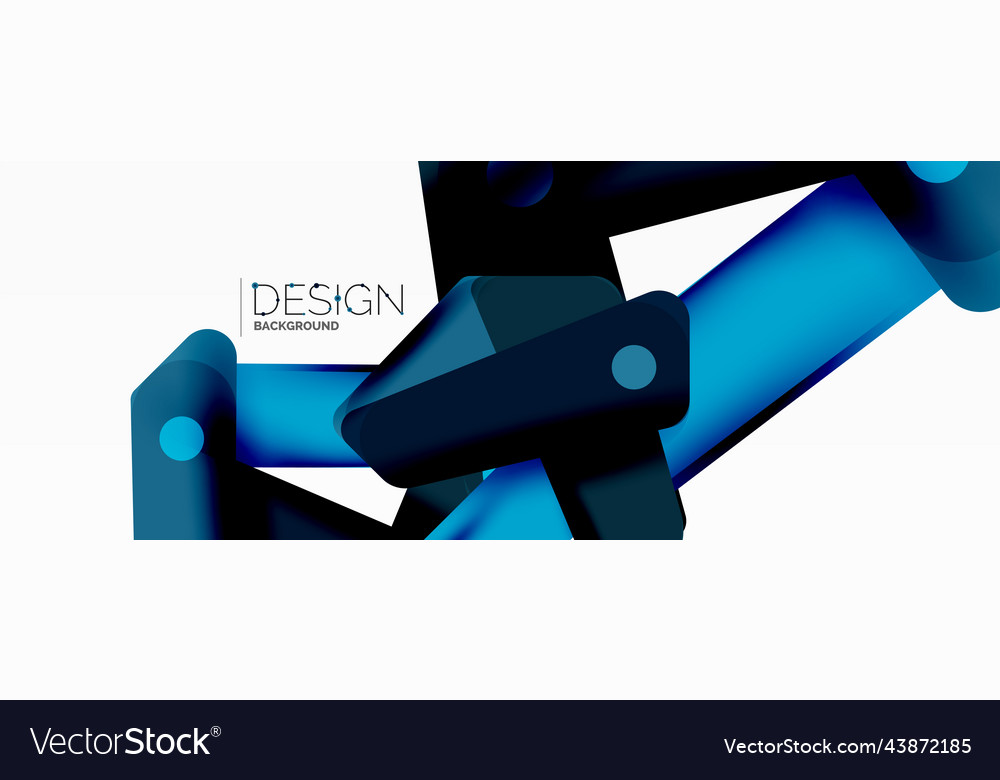 Tech minimal geometric wallpaper creative Vector Image