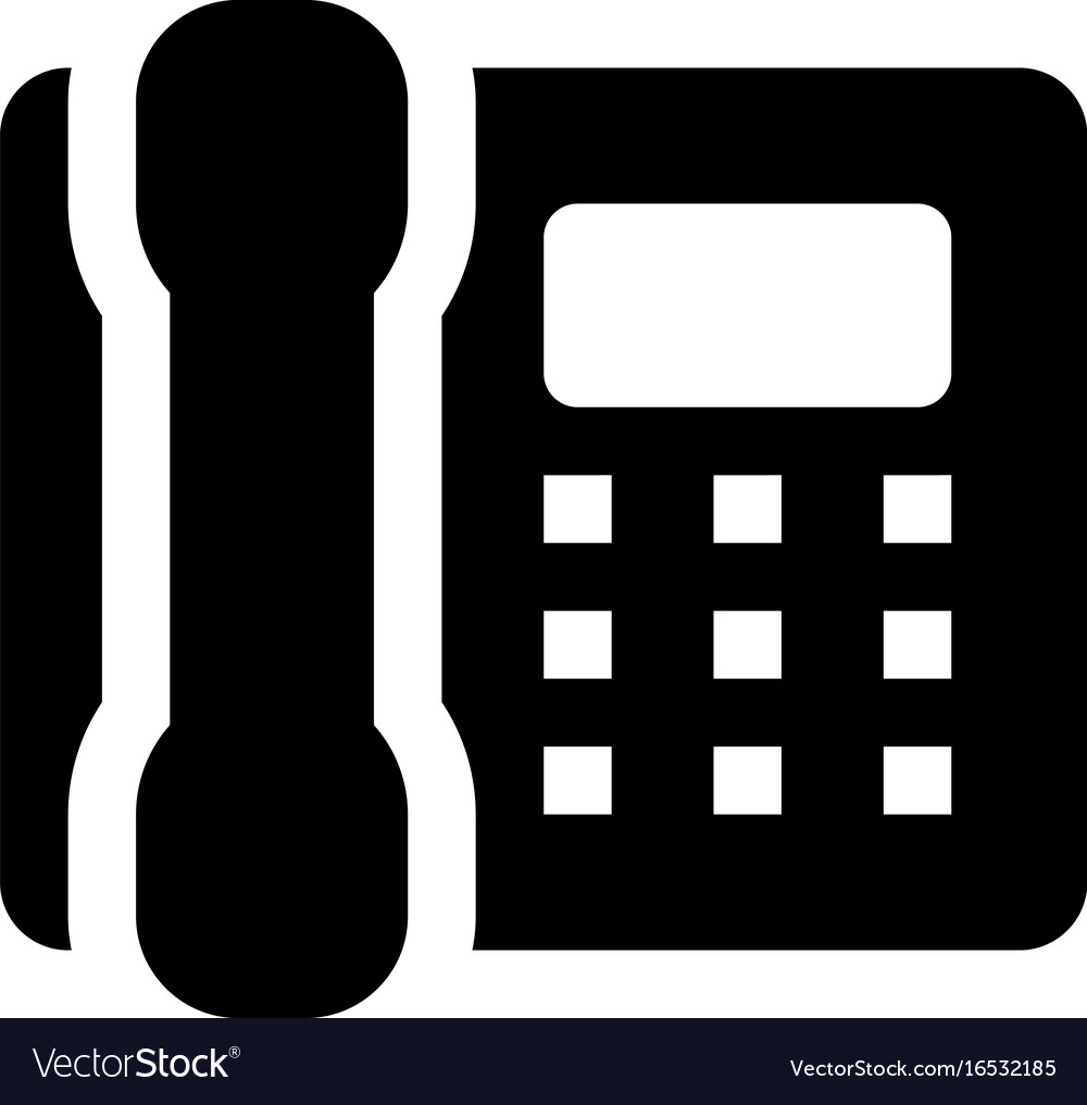 Telephone Royalty Free Vector Image - VectorStock