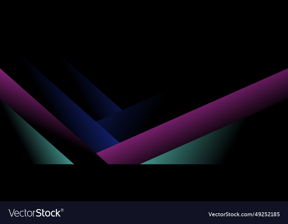 Triangle futuristic gradient Royalty Free Vector Image