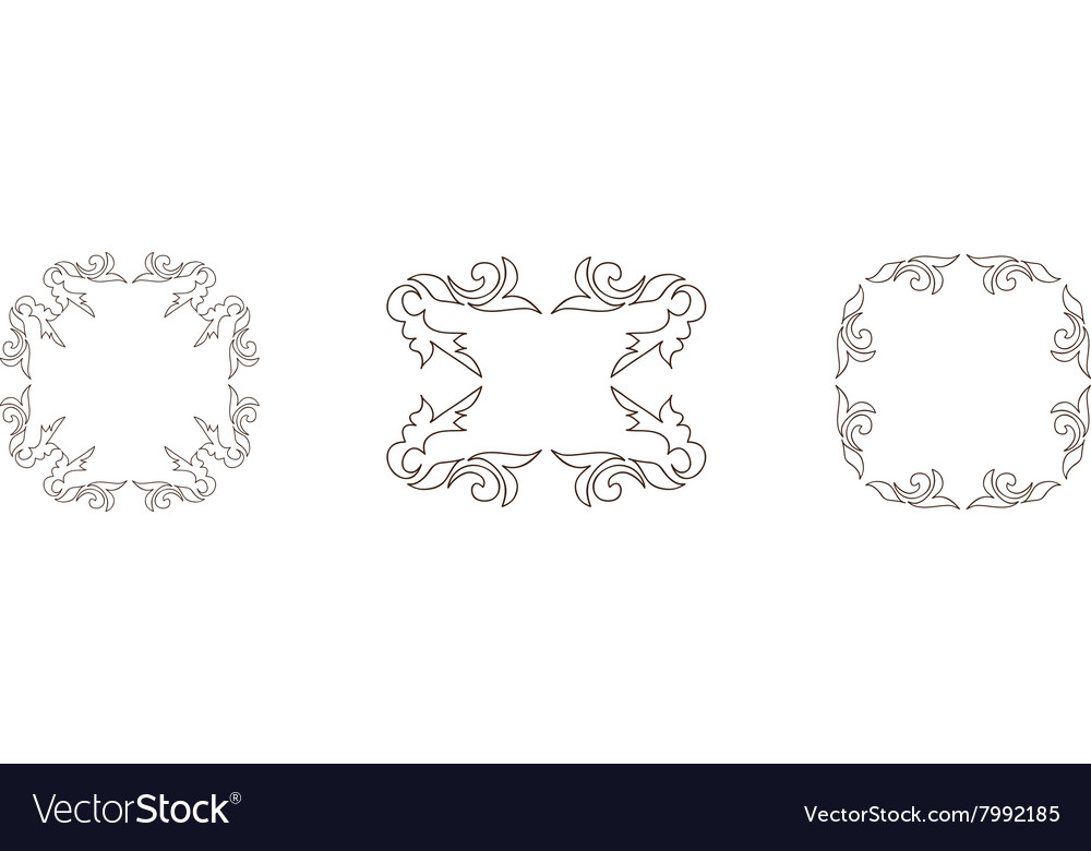 Vintage frame Royalty Free Vector Image - VectorStock