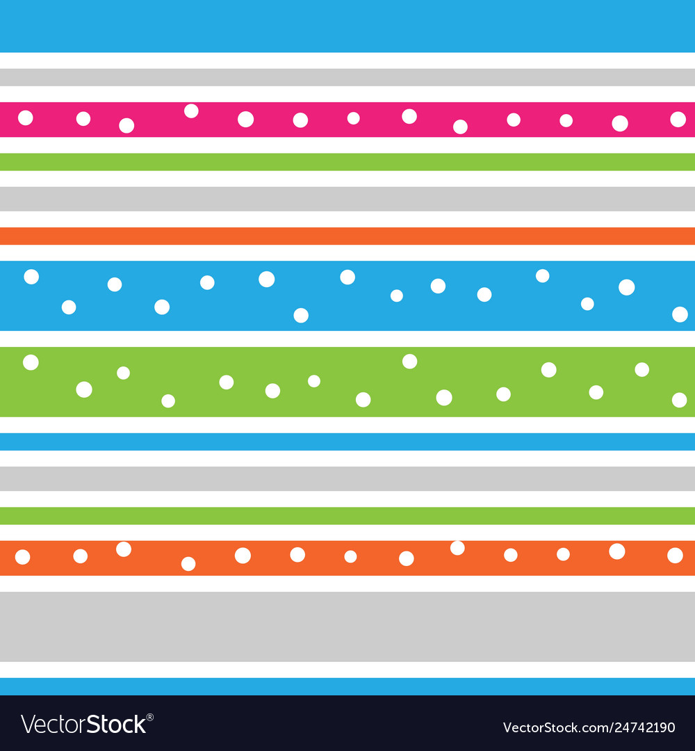 Abstract horizontal striped seamless pattern Vector Image