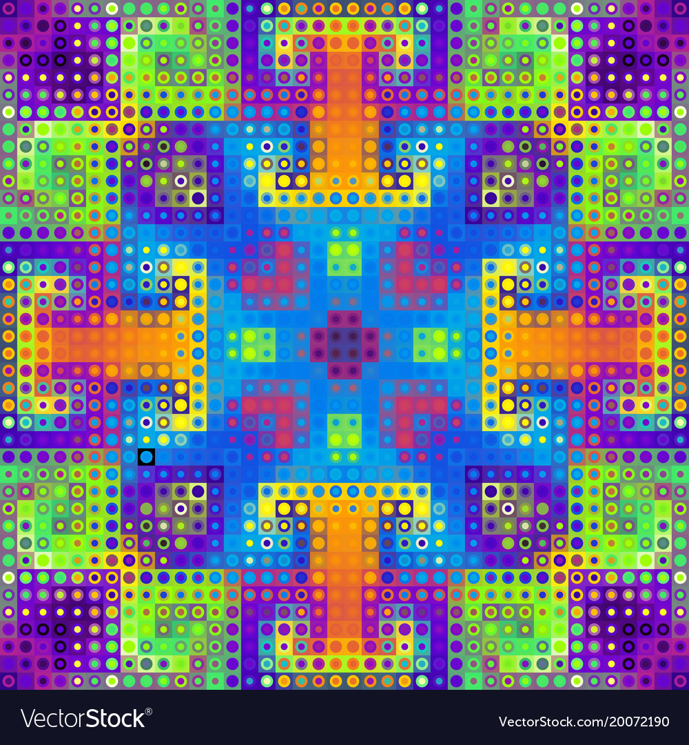 Geometric abstract pattern Royalty Free Vector Image