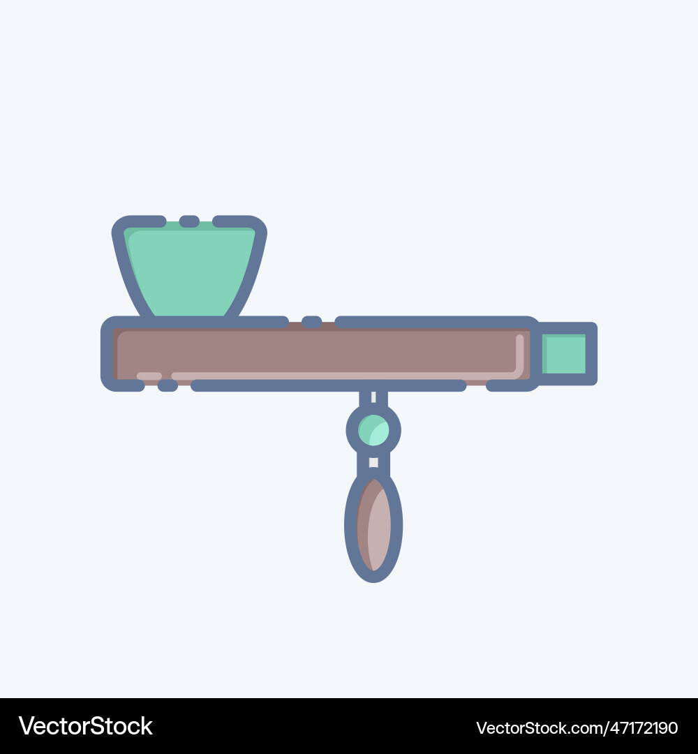 Icon pipe related to american indigenous symbol Vector Image