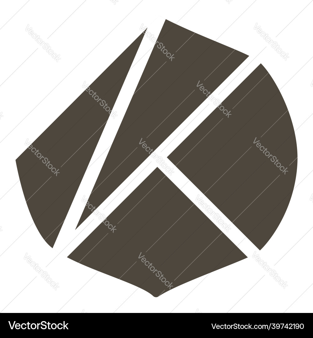 Klaytn klay token symbol cryptocurrency logo coin Vector Image