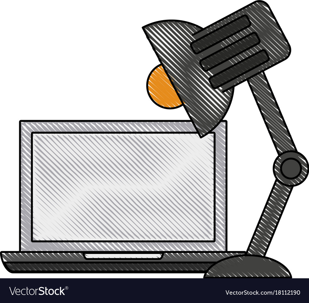 Laptop mobile technology Royalty Free Vector Image