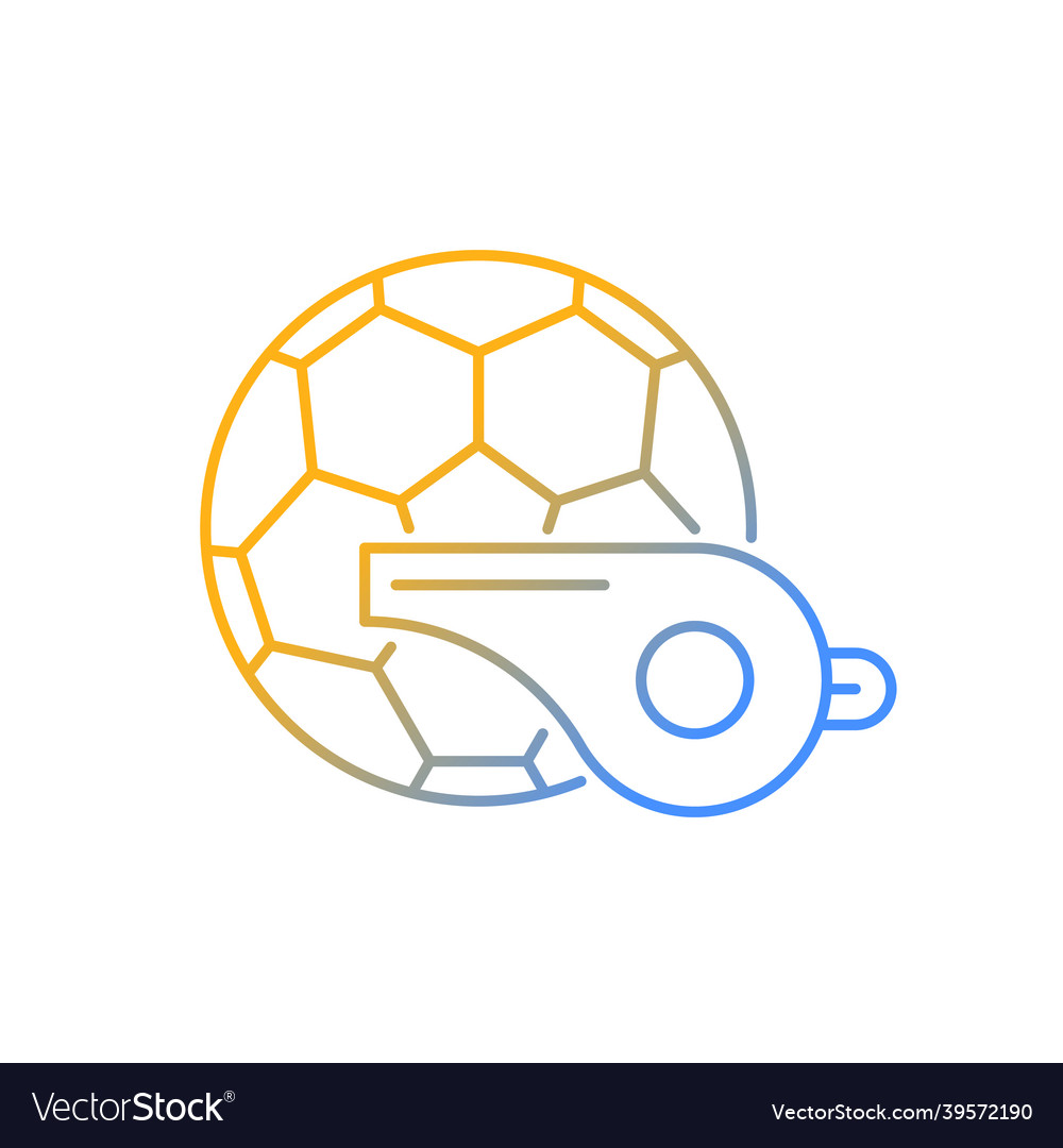 Physical training gradient linear icon Royalty Free Vector