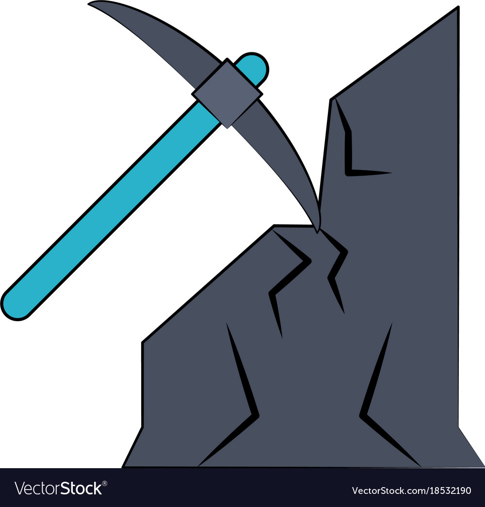 Pick construction tool Royalty Free Vector Image