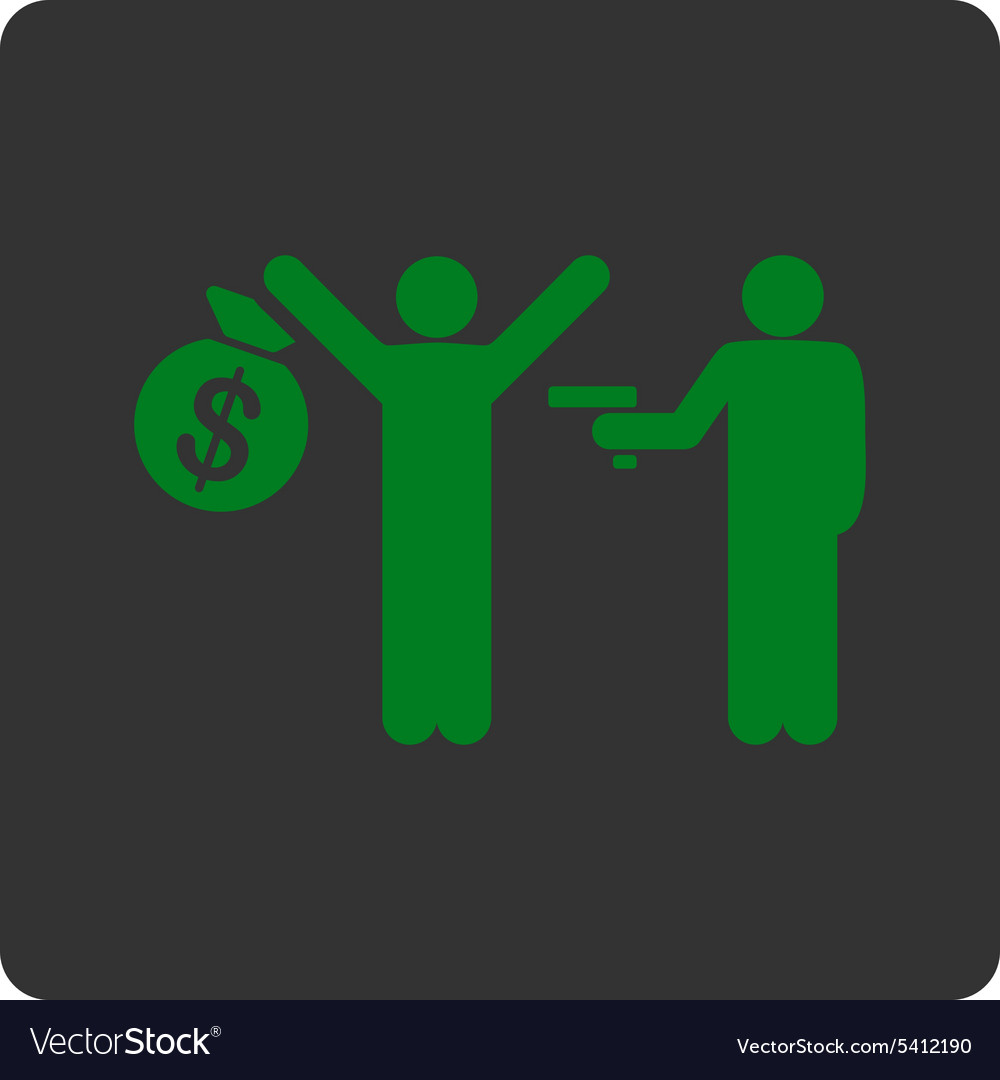 Robbery icon Royalty Free Vector Image - VectorStock