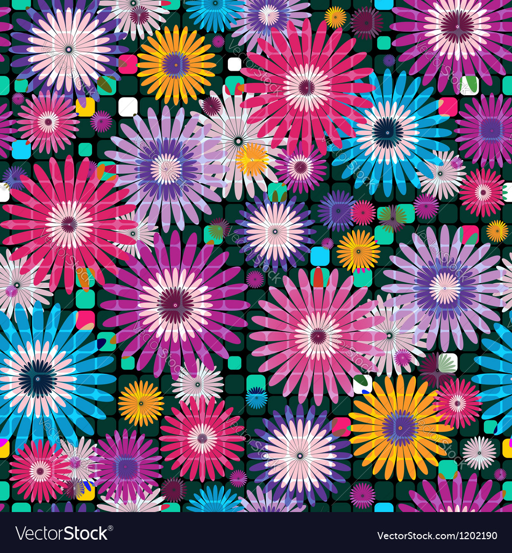 Seamless spring pattern Royalty Free Vector Image