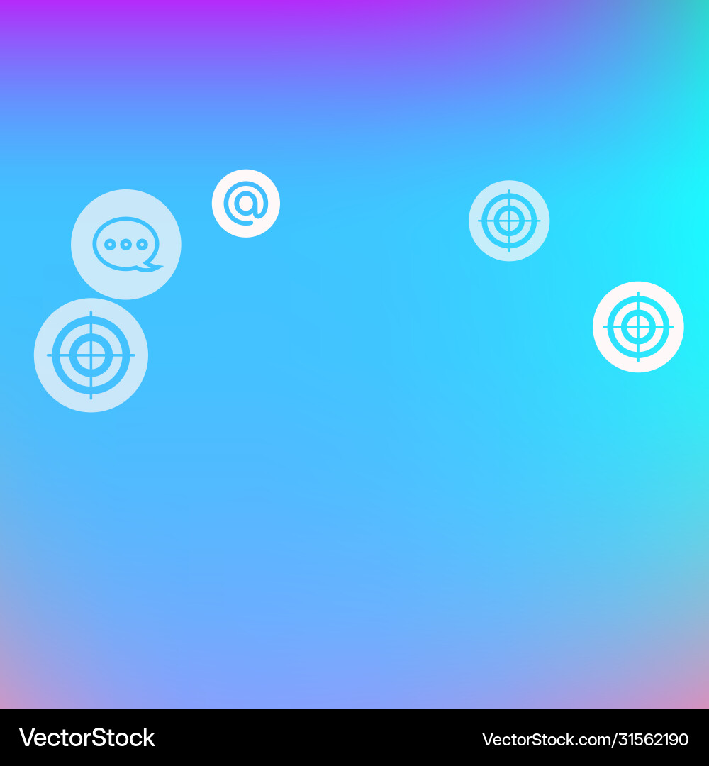 Social media marketing communication networking Vector Image